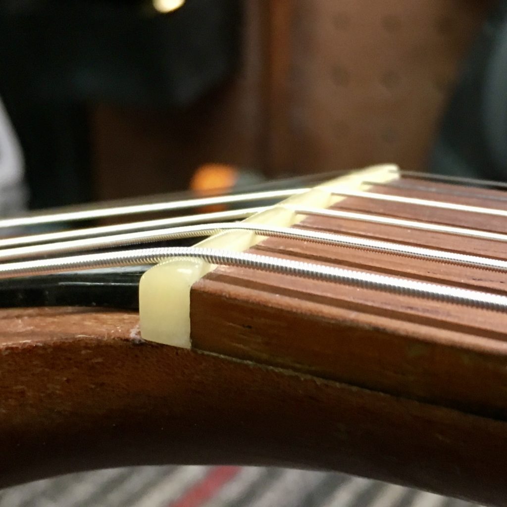 Making A Bone String Nut - Calico Guitarworks