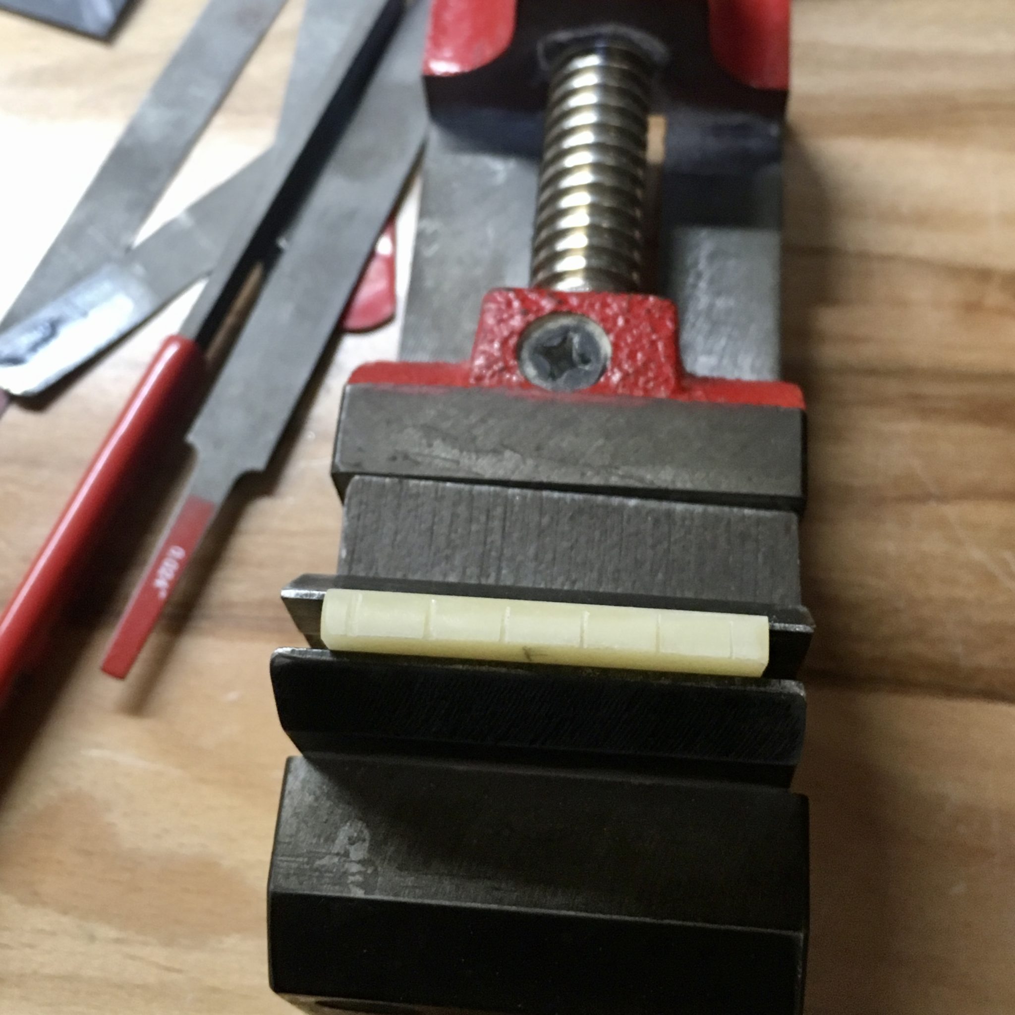 Making A Bone String Nut - Calico Guitarworks