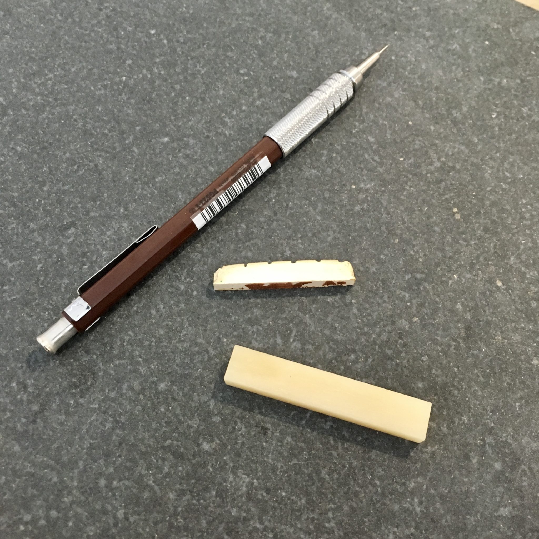Making A Bone String Nut - Calico Guitarworks