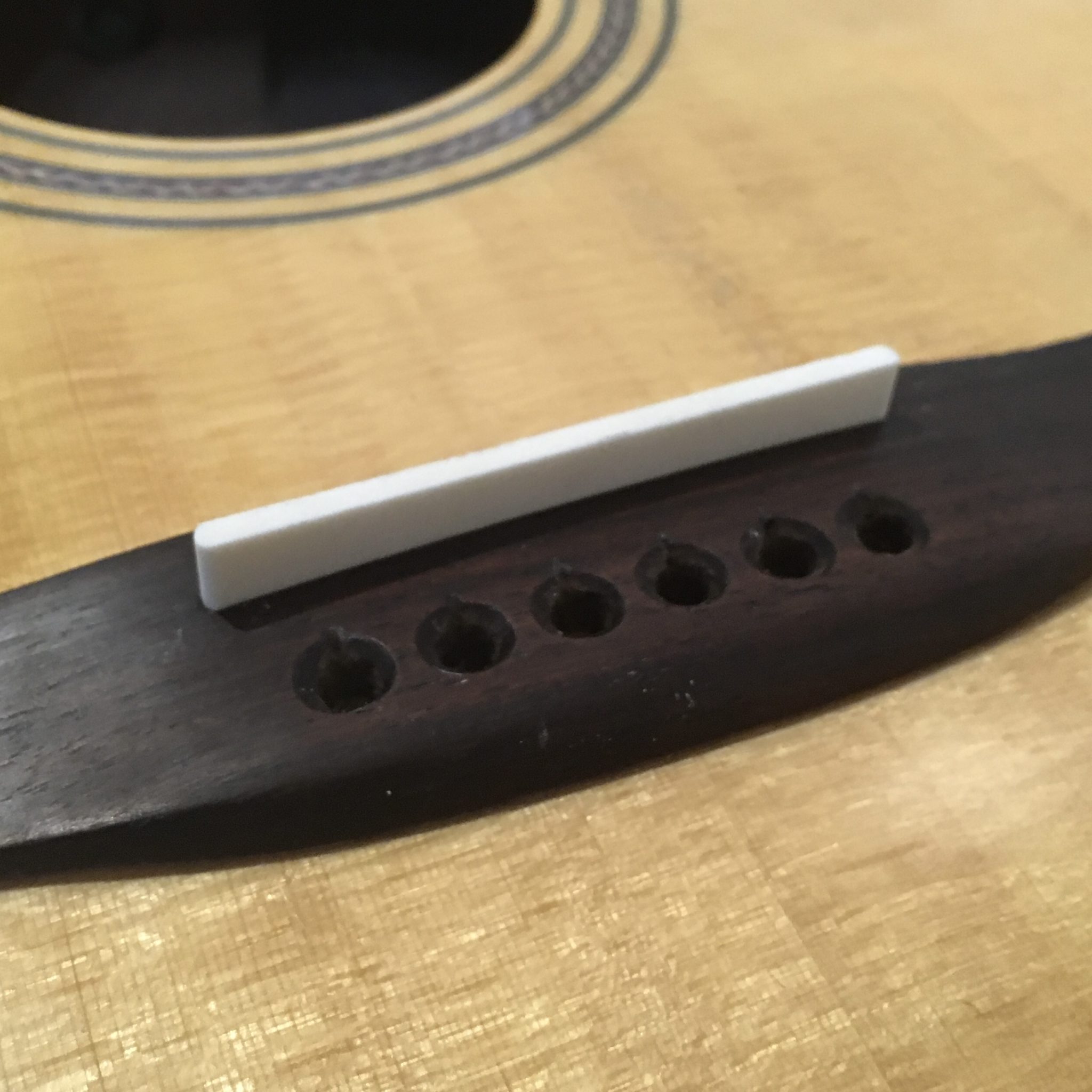 Making An Acoustic Guitar Saddle - Calico Guitarworks