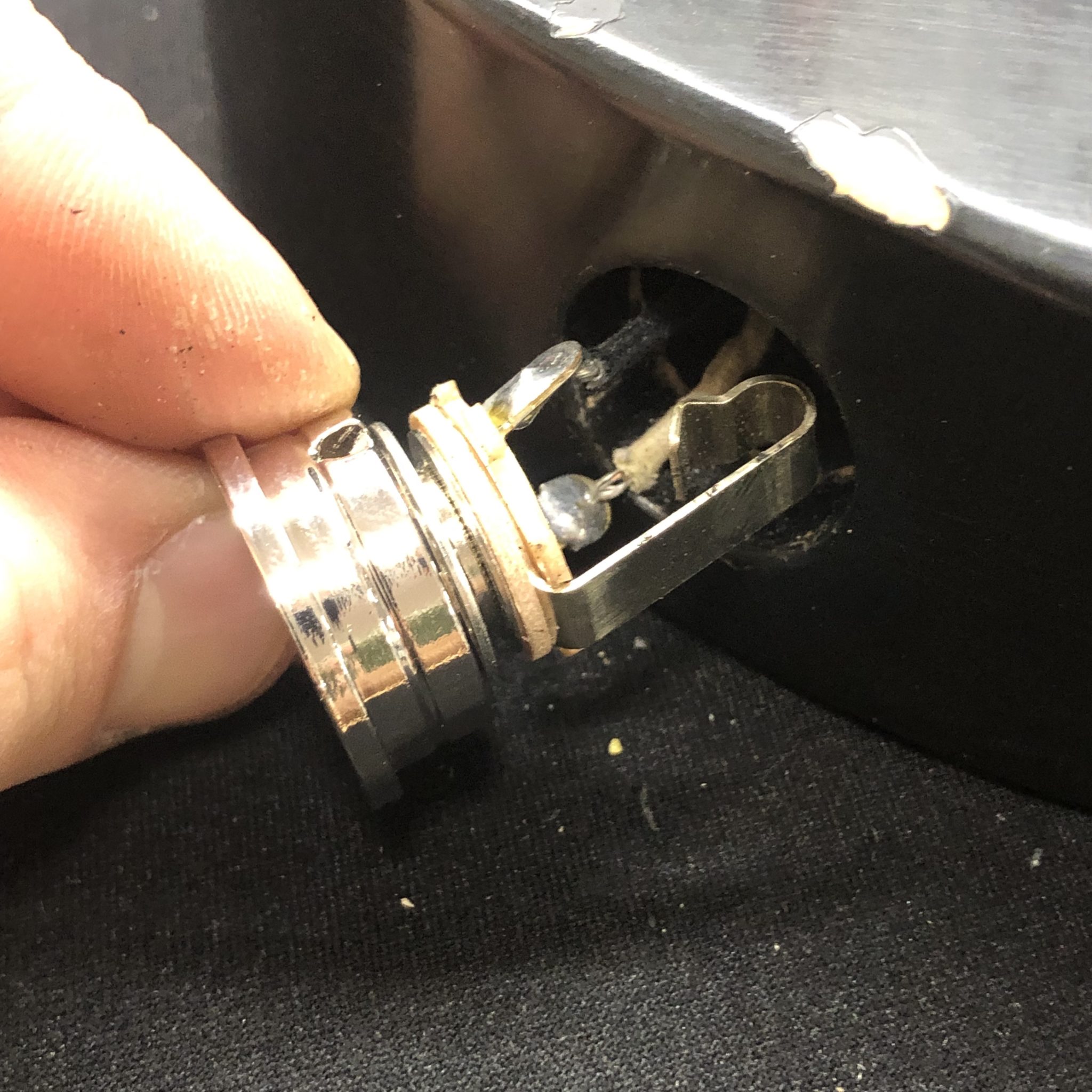 Electrosocket Modern Telecaster Jack Plate - Calico Guitarworks