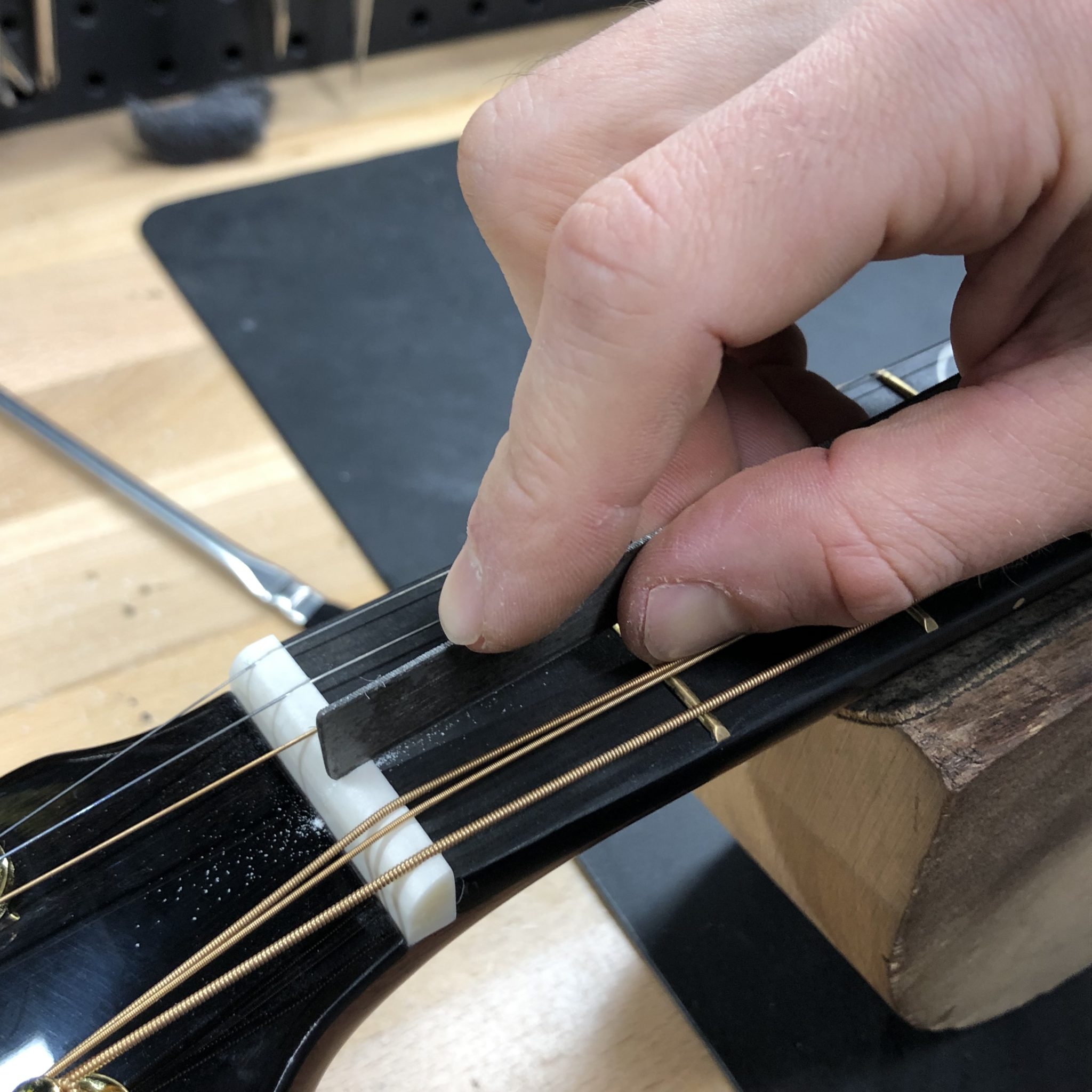 Installing a Pre-slotted String Nut - Calico Guitarworks