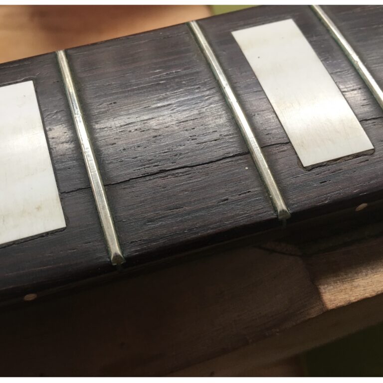 Crack Repairs - Repairing Wood Cracks in Guitars - Calico Guitarworks