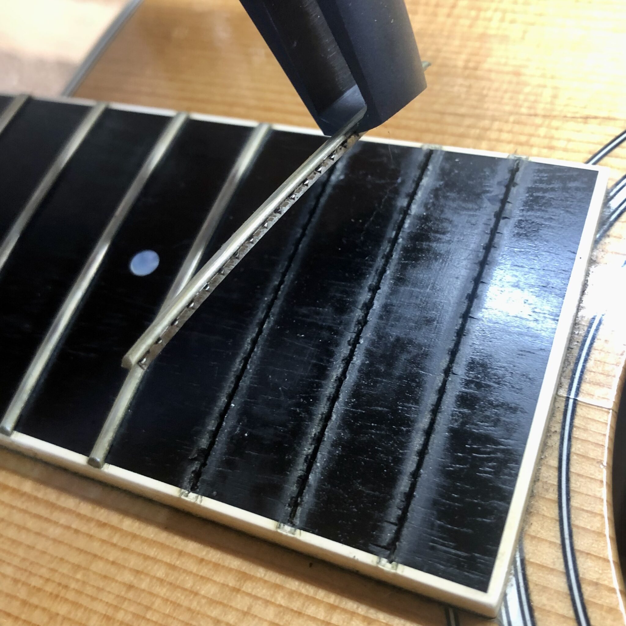 Refretting: Guitar Fret Replacement - Calico Guitarworks